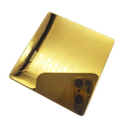 China Mirror Stainless Steel Sheet Titanium Gold 4x8 For Kitchen Sink Anti Finger Printing for sale