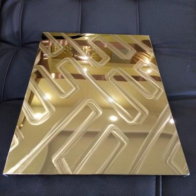 China 0.8mm 1.0mm 3D Laser Stainless Steel Plate For Interior Exterior Wall Decoration for sale