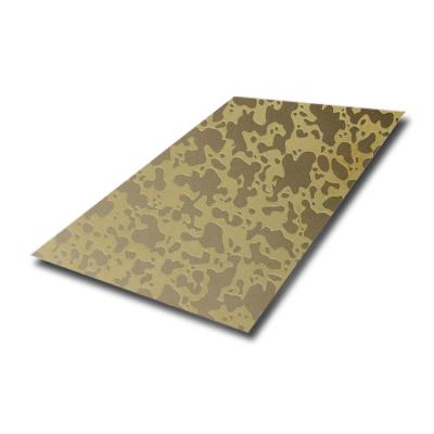 China Grade 304 316 Etching Stainless Steel Sheet 1.2mm Thickness For Lifts Interiors Room Decoration for sale