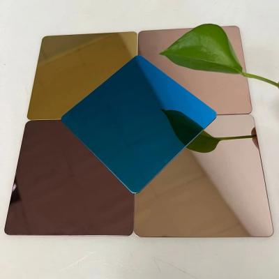China 0.3mm Mirror Stainless Steel Sheet 304 For Building Decoration for sale