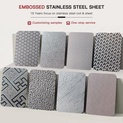 China 3mm Thickness Diamond Embossed Stainless Steel Sheets 201j1 Decorative for sale