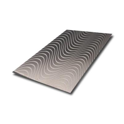 China Architectural Grade 201 304 316 Etched Stainless Steel Panels Corrosion Resistance for sale