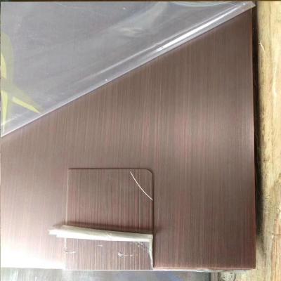 Cina 0.4mm HL 304L di acciaio inossidabile spazzolato in vendita