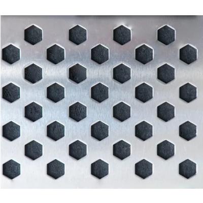 Cina Foglio di acciaio inossidabile perforato esagonale di spessore 2 mm e 3 mm in vendita