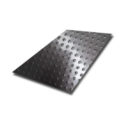 China 316  304 Anti - Slip Checkered Stainless Steel Plate With Small Dot Pattern for sale