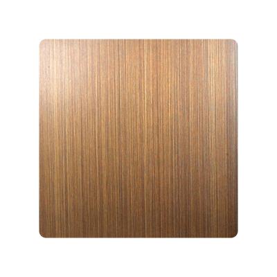 Cina 304 316 316L PVD Color Hairline Acciaio inossidabile Lastra di acciaio inossidabile spazzolato in vendita
