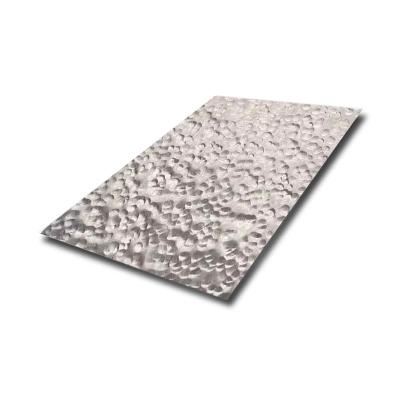 China Nieuwste ontwerp 304 gehamerde roestvrij staalplaat voor plafond- en wandpanelen for sale
