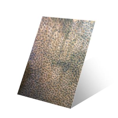 China met laser gesneden decoratieve textuurplaat met gehamerd roestvrijstalen cilinder/pilaar Te koop