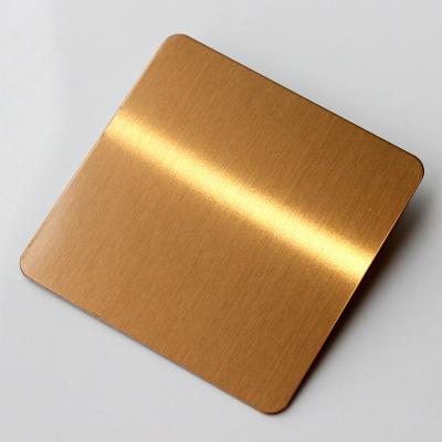 Cina SUS 304 Satin Champagne Gold No.4 #4 Finitura a spazzola in acciaio inossidabile By AFP Finitura superficiale in vendita