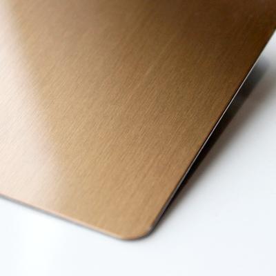 Cina SUS 304 Satin Champagne Gold No.4 #4 Finitura a spazzola in acciaio inossidabile By AFP Finitura superficiale in vendita