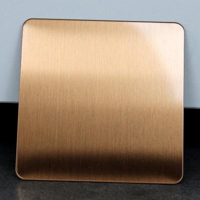 Cina SUS 304 Satin Champagne Gold No.4 #4 Finitura a spazzola in acciaio inossidabile By AFP Finitura superficiale in vendita