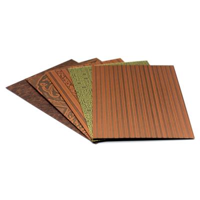 China 4ftx8ft 304 201 Stainless Steel Metal Sheet Copper Antique Color Plating For Door Frame Decoration for sale
