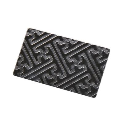 Cina Gli ss hanno impresso i piatti 4 x di acciaio inossidabile delle lamine di metallo l'incorniciatura decorativa della parete interna 8 in vendita