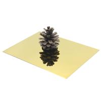 China Ti Gold Black Bronze Mirror Stainless Steel Sheet For Elevator Panel for sale