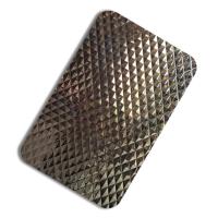 China 4ft X 8ft 5wl 6wl Embossed Stamped Stainless Steel Sheet 2D Customize Pattern for sale