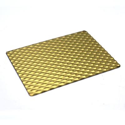 Cina Pannello a parete in lamiera di acciaio inossidabile stampata colorata con rivestimento PVD Ti in vendita
