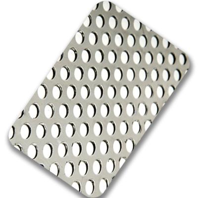 China JIS Stainless Steel Punch Plate 1.2mm 0.5 Mm Stainless Steel Sheet With Round Holes for sale