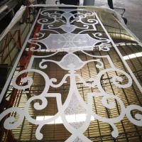 China Customized 304 316 Elevator Stainless Steel Sheet Mirror Etching Plate for sale
