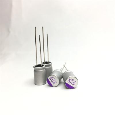 중국 25v470uf 고체 캐패시터 보정 회로 보호 캡 UPL1E471M0812 125C 판매용