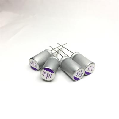 중국 파일 다용도읜 축전기 25v1000uf UPL1E102M1017에게 125C를 청구하기 판매용