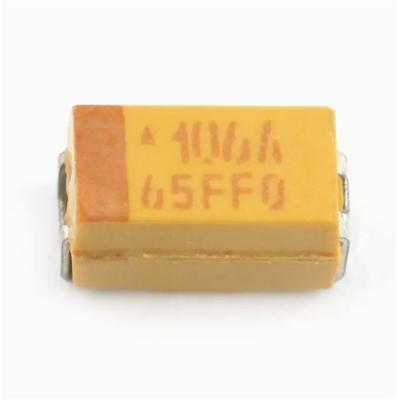 China Capacitor de tântalo contínuo TAJA106K010RNJ de SMD 106A 100UF 10V à venda