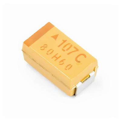 China TAJC107K016RNJ Passive Components Capacitors SMD Tantalum Capacitors AVX 100UF 107K 16V for sale