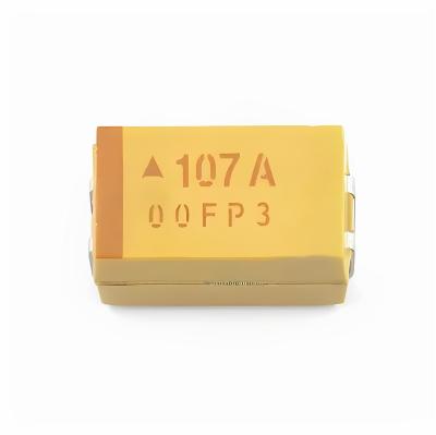 China TAJD107K010RNJ Passive Components Capacitors SMD Tantalum Capacitors AVX 100UF 107A 10V16V for sale