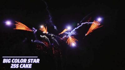 China 25 tiros que los fuegos artificiales de la torta del consumidor avivan forman la pirotecnia 1.4g Un0336 en venta