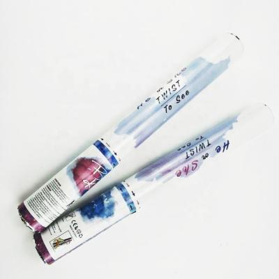 China Gender Reveal Party Pink Blue Color Blower Holi Powder Confetti Cannon for sale