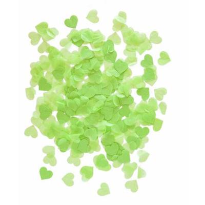 China Handheld Colorful Heart Party Paper Confetti For Festival / New Year for sale