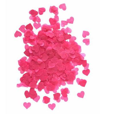 China Handheld Colorful Heart Party Paper Confetti For Festival / New Year for sale