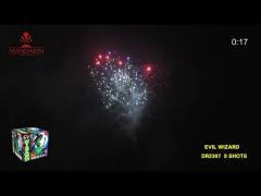 9 Shots Consumer Cake Fireworks 35*41*225mm Outdoor Use