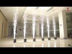máquina da fonte da cachoeira de 650W DMX, máquina fria dos fogos de artifício da faísca 6.3KG
