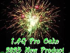 Custom 200 Shots 1000G Cake Fireworks 1.4 Pro Cake Pyrotechnic Voor de Amerikaanse markt 2025 Chinese Groothandel