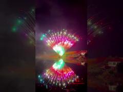 Liuyang Mandarin Fireworks Pyrotechnics 150 Shots Big Cake Fireworks 1.3g Un0335 Professional