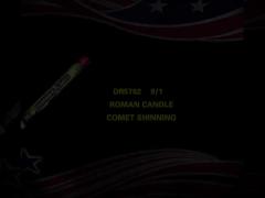Komeet Shinning Roman Candle Fireworks Pyrotechnics 88 Schoten voor Partij