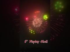 Chinese Factory Professional Pyrotechnics 3 4 5 6 Inch Display Shells Fireworks 1.3g Professional Fireworks Display 2025