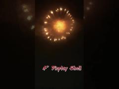 4 polegadas Pequeno-almoço pirotecnia Fogos de artifício para o Ano Novo Fábrica chinesa 1.3G Un0335 Profissional Display Shell Fogos de artifício