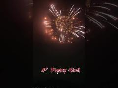 4 polegadas de visualização conchas Fogos de artifício para exposições profissionais Liuyang suprimentos em mercados de mandarim