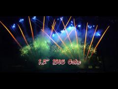 Liuyang Mandarin Professional 1,2 pollici 130 colpi in forma di ventola fuochi d'artificio cinesi pirotecnica 1,3 g torta fuochi d'artificio per la celebrazione