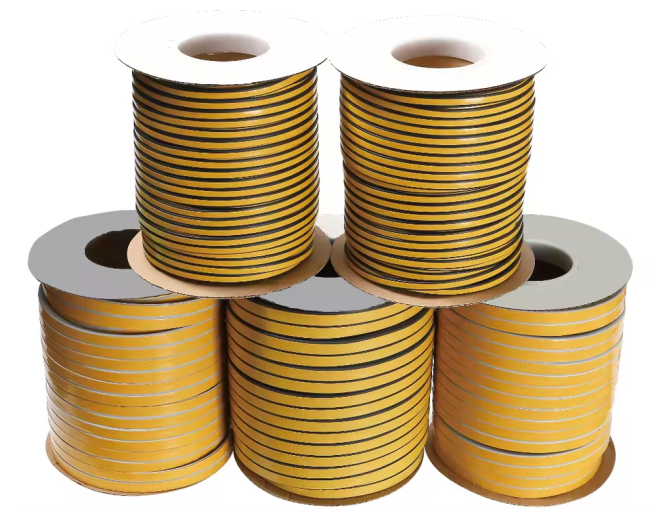 Self-adhesive Epdm D Type Rubber Sealing Strip Universal Weather Foam ...