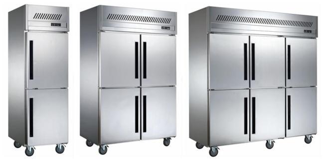 1600L Big Size Commercial Restaurant 6 Door Upright Deep Freezer