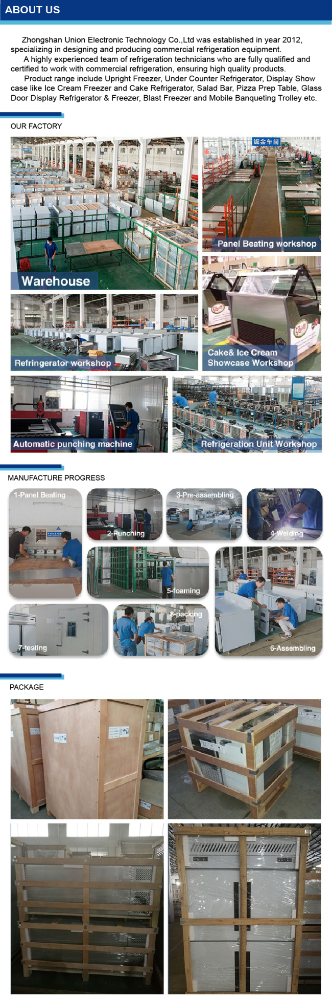 One Single Solid Door Commercial Household Chest Freezer