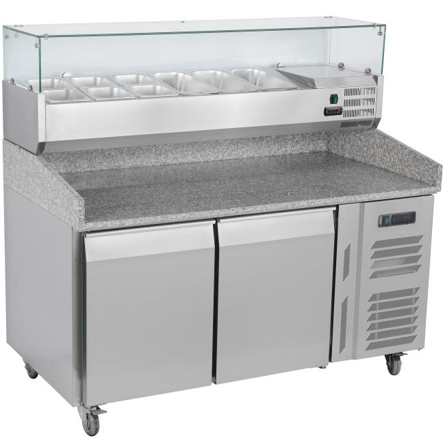Top Saladette Refrigeration Salad Fridge Salad Pizza Prep Refrigerator Display