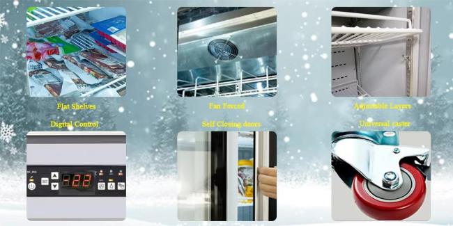 Commercial Refrigerator  3 Door Supermarket Display Chiller Machine Beverage Chiller Factory Price Beverage Chiller