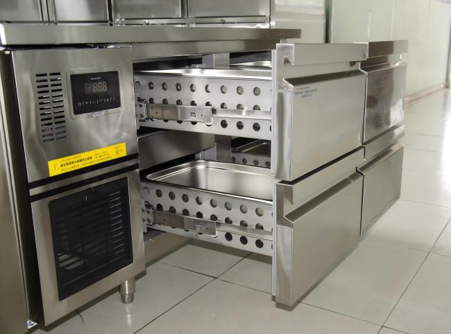 Temperature control panel and display features