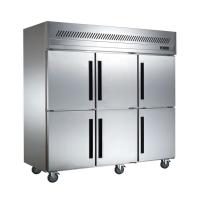 Quality 1600L Big Size Commercial Restaurant 6 Door Upright Deep Freezer for sale