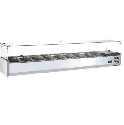 China Single-Temperature Portable Salad Sandwich Refrigerator Pizza Prep Table Good Price for sale
