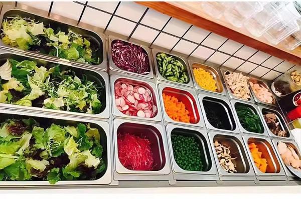 Quality Single-Temperature Portable Salad Sandwich Refrigerator Pizza Prep Table Good for sale