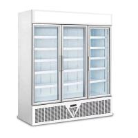 Quality China Factory 1530L Glass Door Display Fridge Supermarket Refrigerator Energy for sale